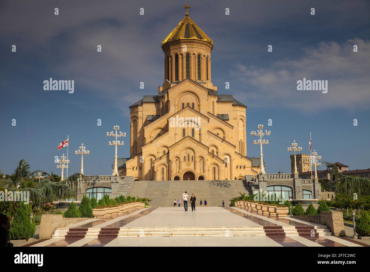 Georgia, Tbilisi, Taminda Sameba Cathedral (Holy Trinity Cathedral ...