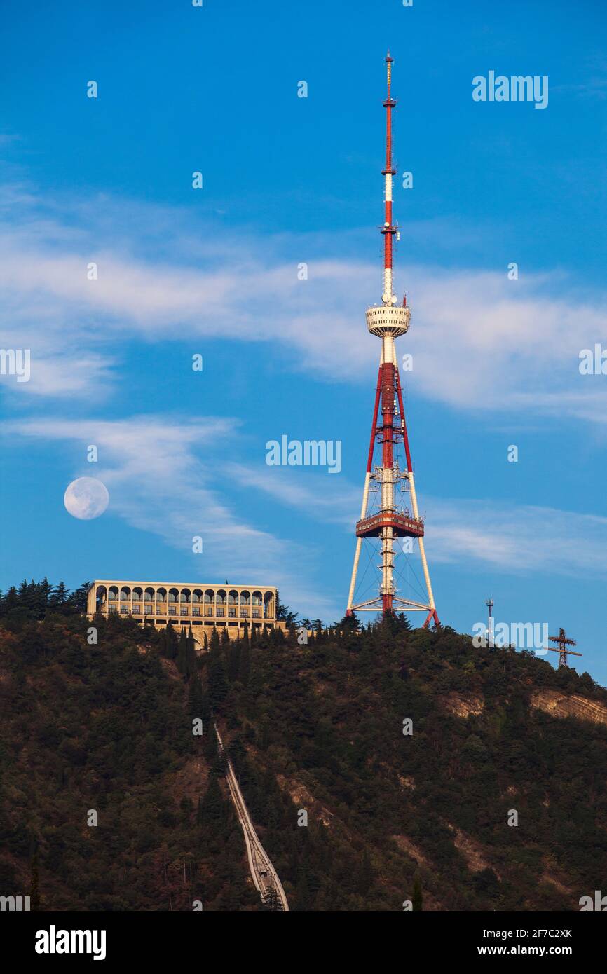 Georgia, Tbilisi, TV Tower Stock Photo - Alamy