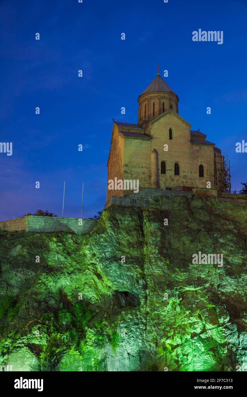 Metekhi cliff hi-res stock photography and images - Alamy