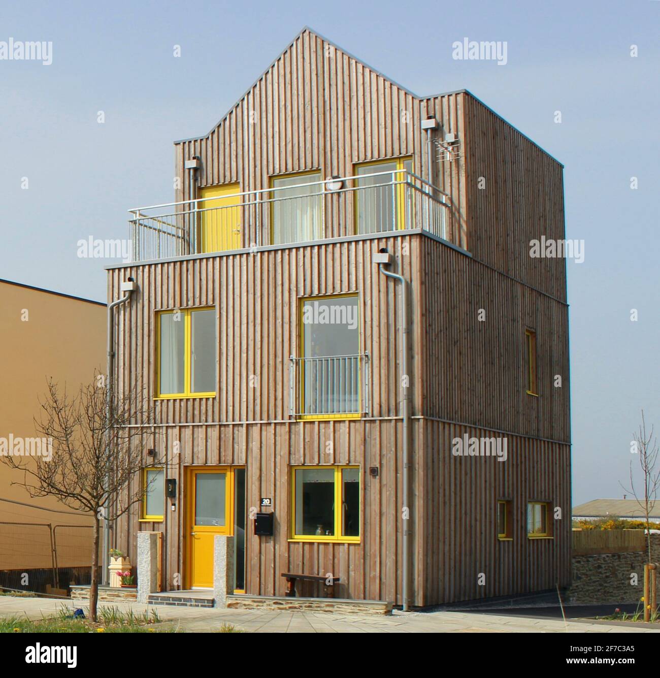 Heartlands self build development in Pool, Cornwall Stock Photo - Alamy