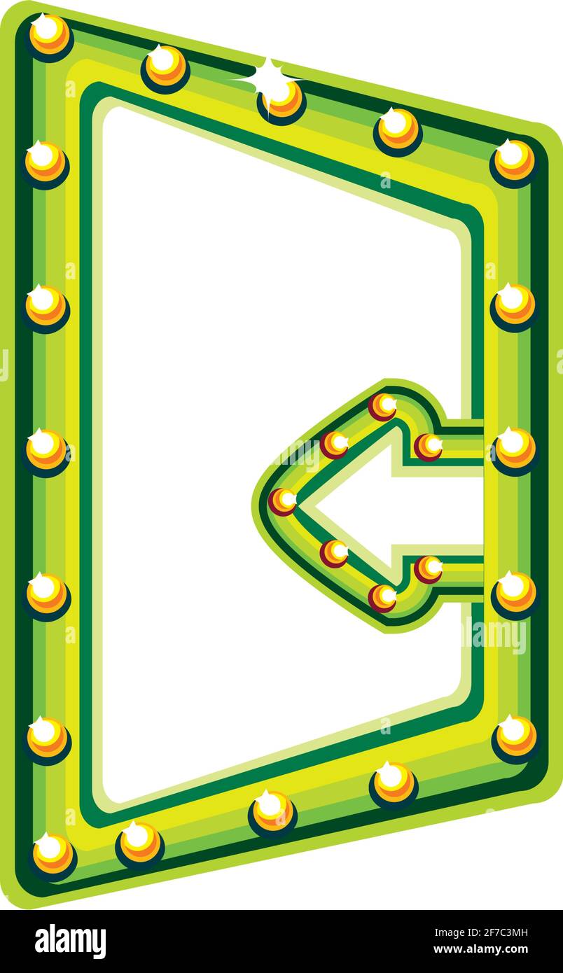 lights board frame Stock Vector Image & Art - Alamy