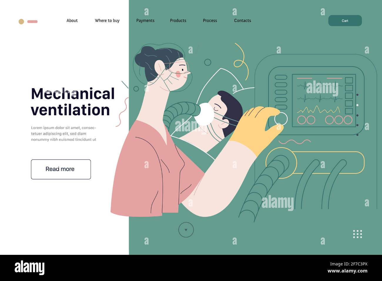 Tracheostomy tube ventilator hi-res stock photography and images - Alamy