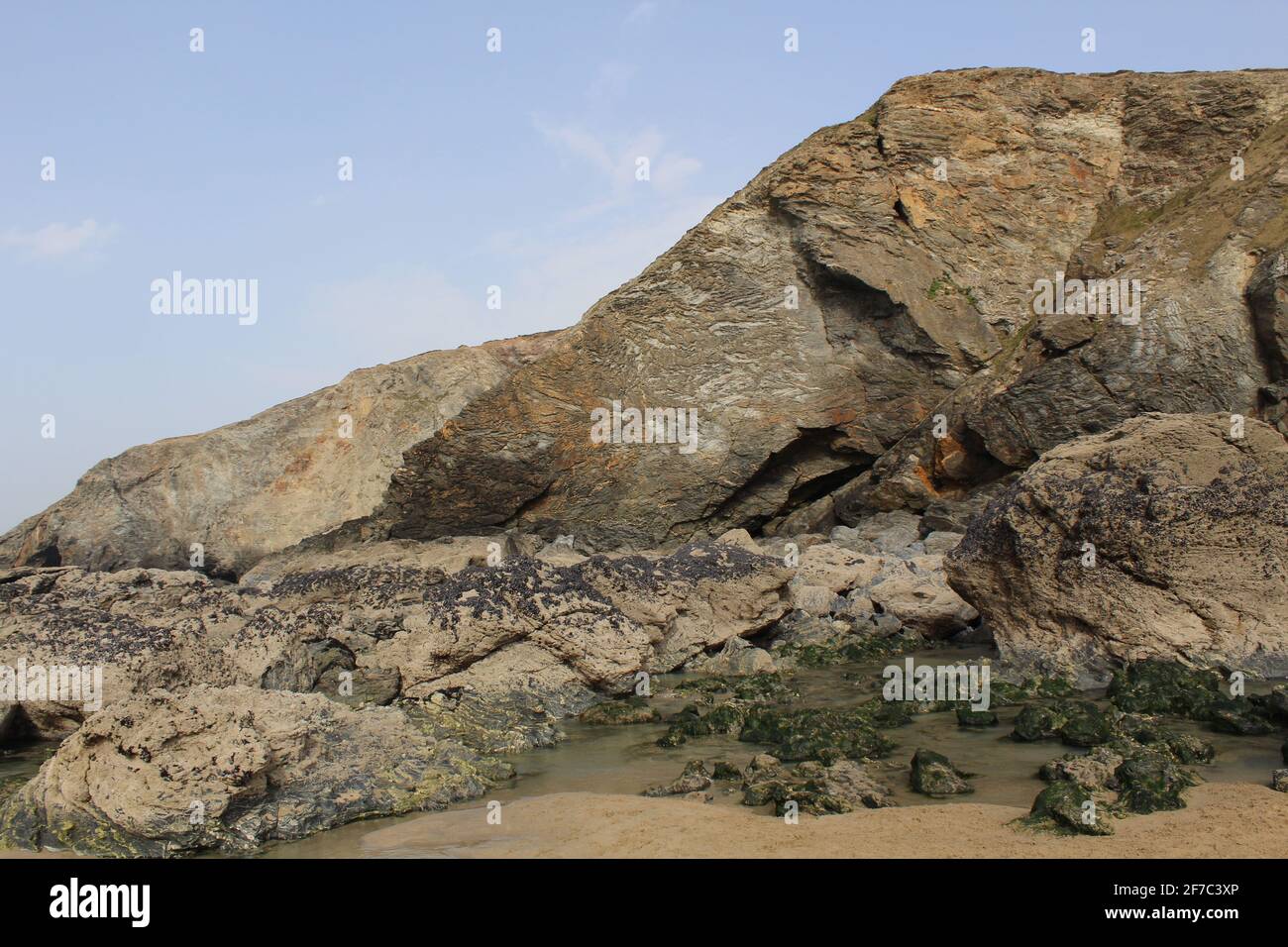 Cornish cliff scene hi-res stock photography and images - Alamy