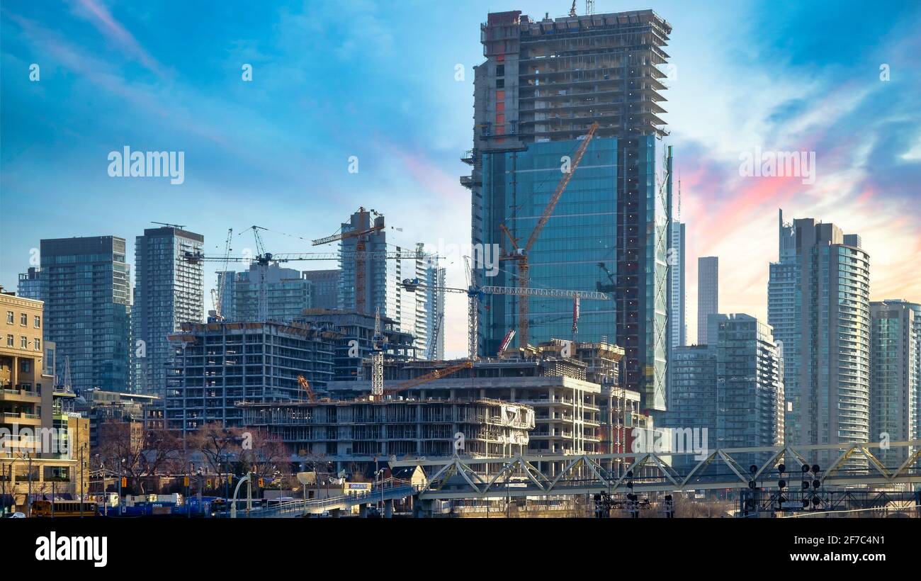 Daily Life in Toronto city, Canada Stock Photo - Alamy