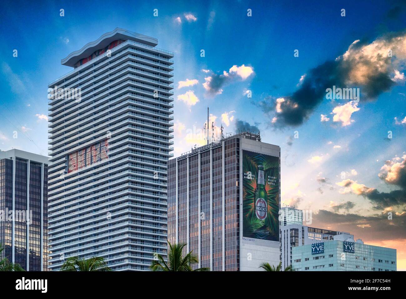 Daily life in Miami city, Florida, USA Stock Photo - Alamy