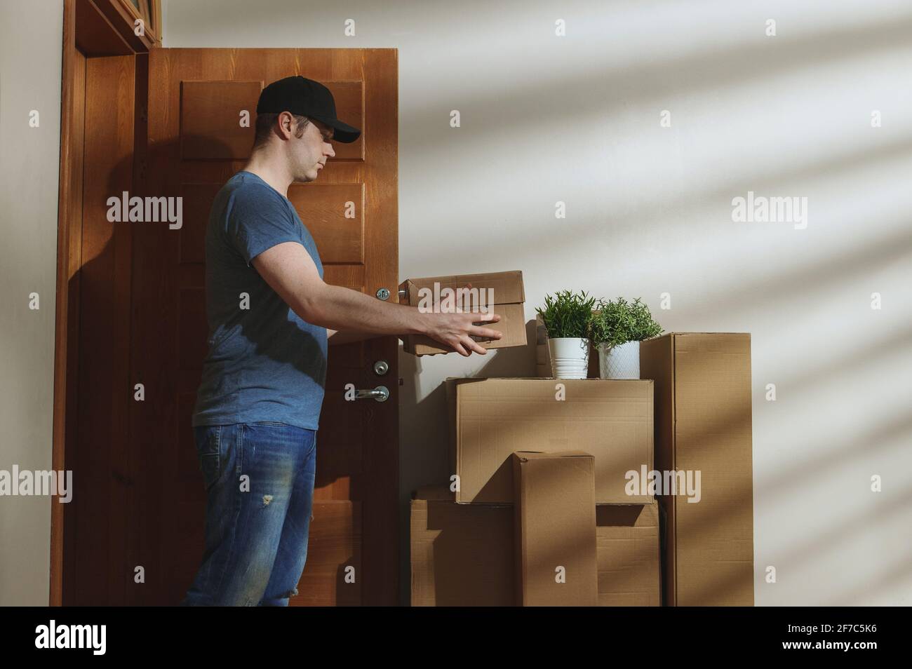 Mail post boxes in apartment hi-res stock photography and images - Alamy