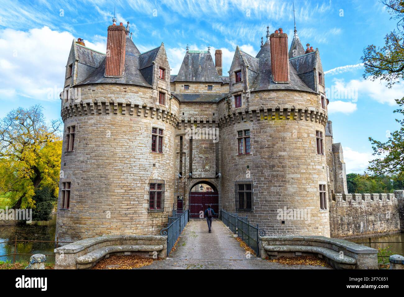Chateau Domaine De La Bretesche Missillac, France Stock Photo - Alamy