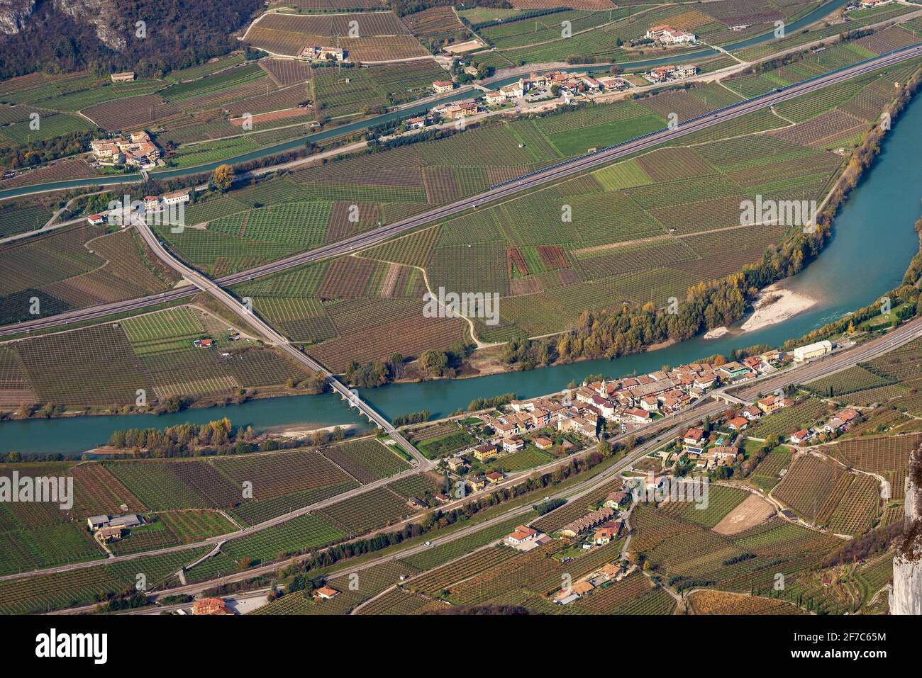 Vineyard vallagarina trentino alto adige hi-res stock photography and ...