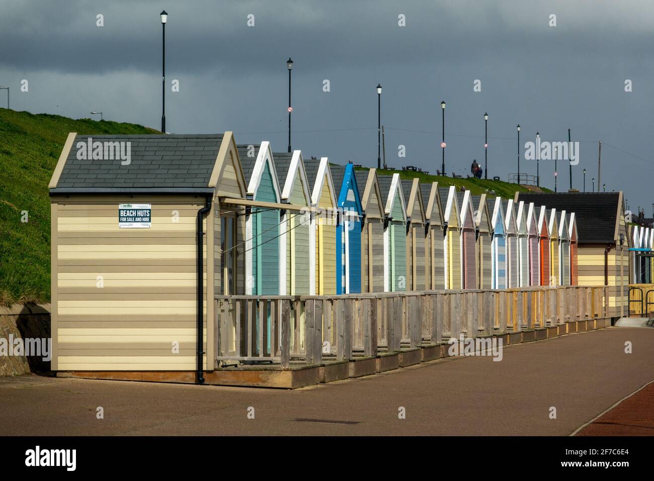 New Beach Huts Stock Photo - Alamy