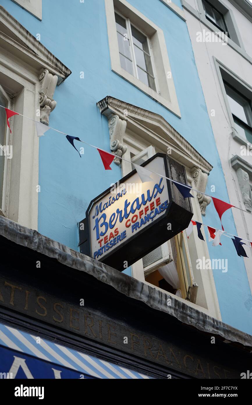 Maison Bertaux Greek Street Soho Stock Photo - Alamy