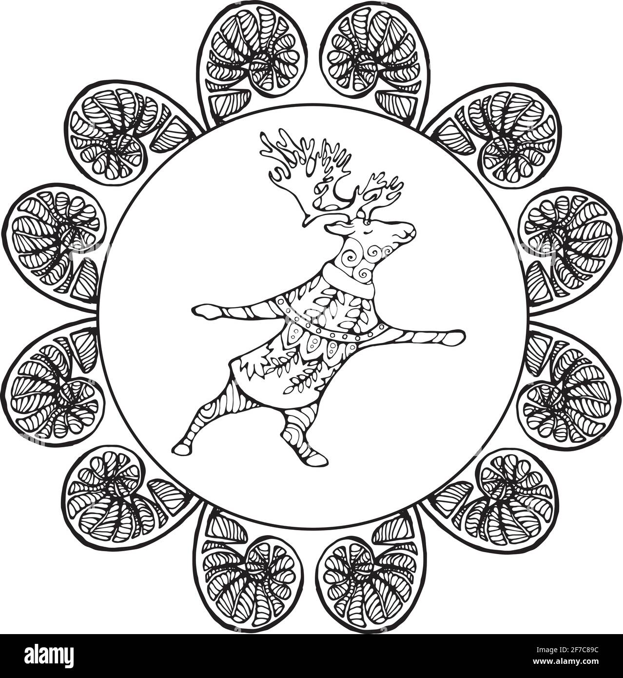 Deer movement patterns Stock Vector Images - Alamy
