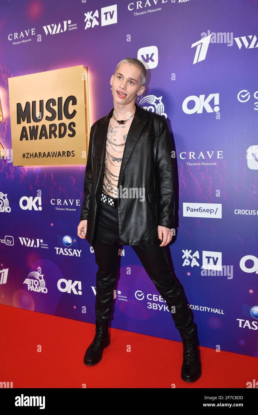 April 4, 2021. - Russia, Moscow Region. - 2021 Zhara Music Awards ...