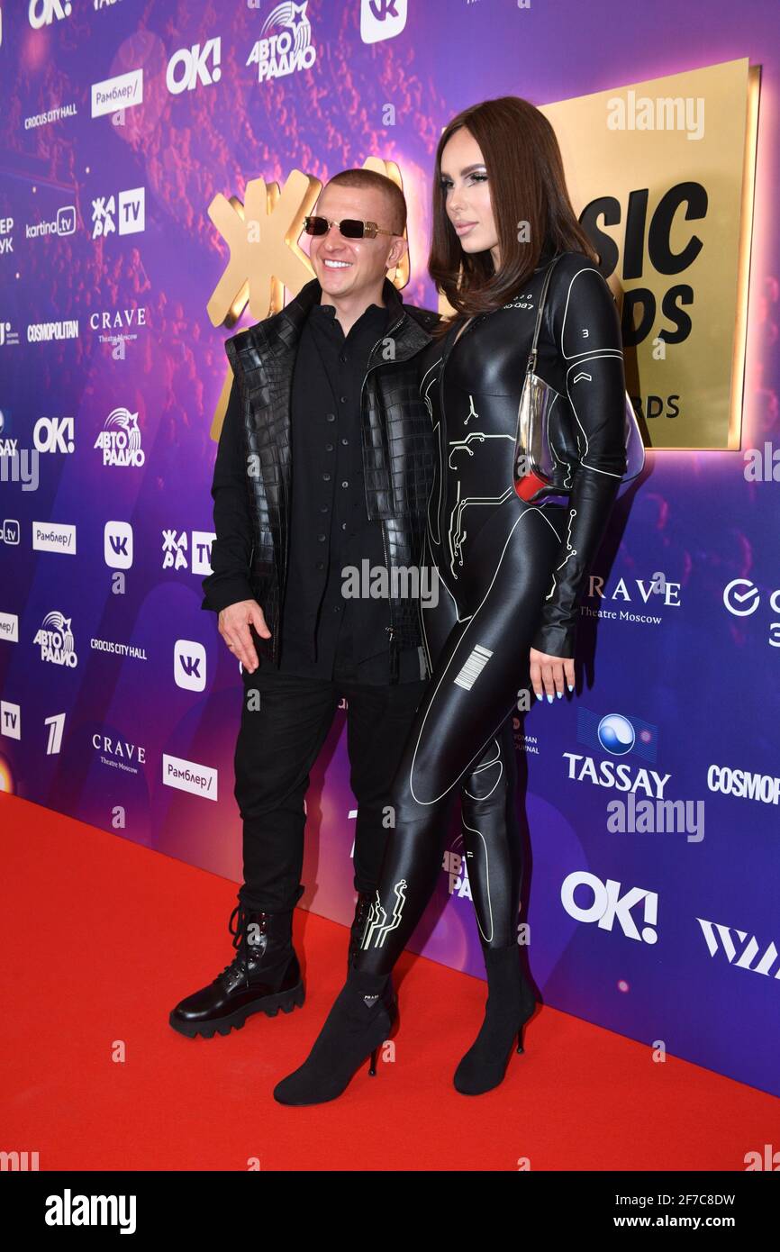 April 4, 2021. - Russia, Moscow Region. - 2021 Zhara Music Awards ...