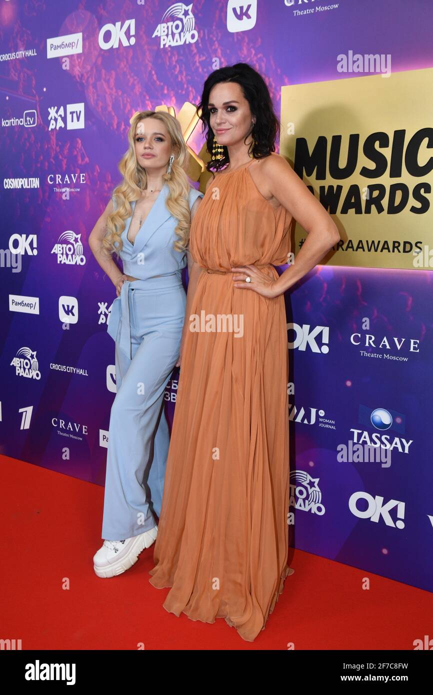 April 4, 2021. - Russia, Moscow Region. - 2021 Zhara Music Awards ...