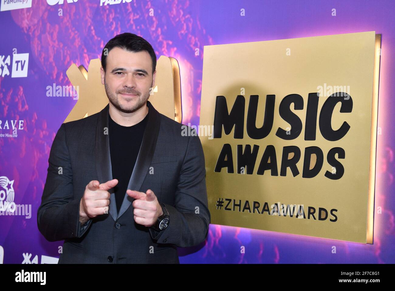 April 4, 2021. - Russia, Moscow Region. - 2021 Zhara Music Awards ...