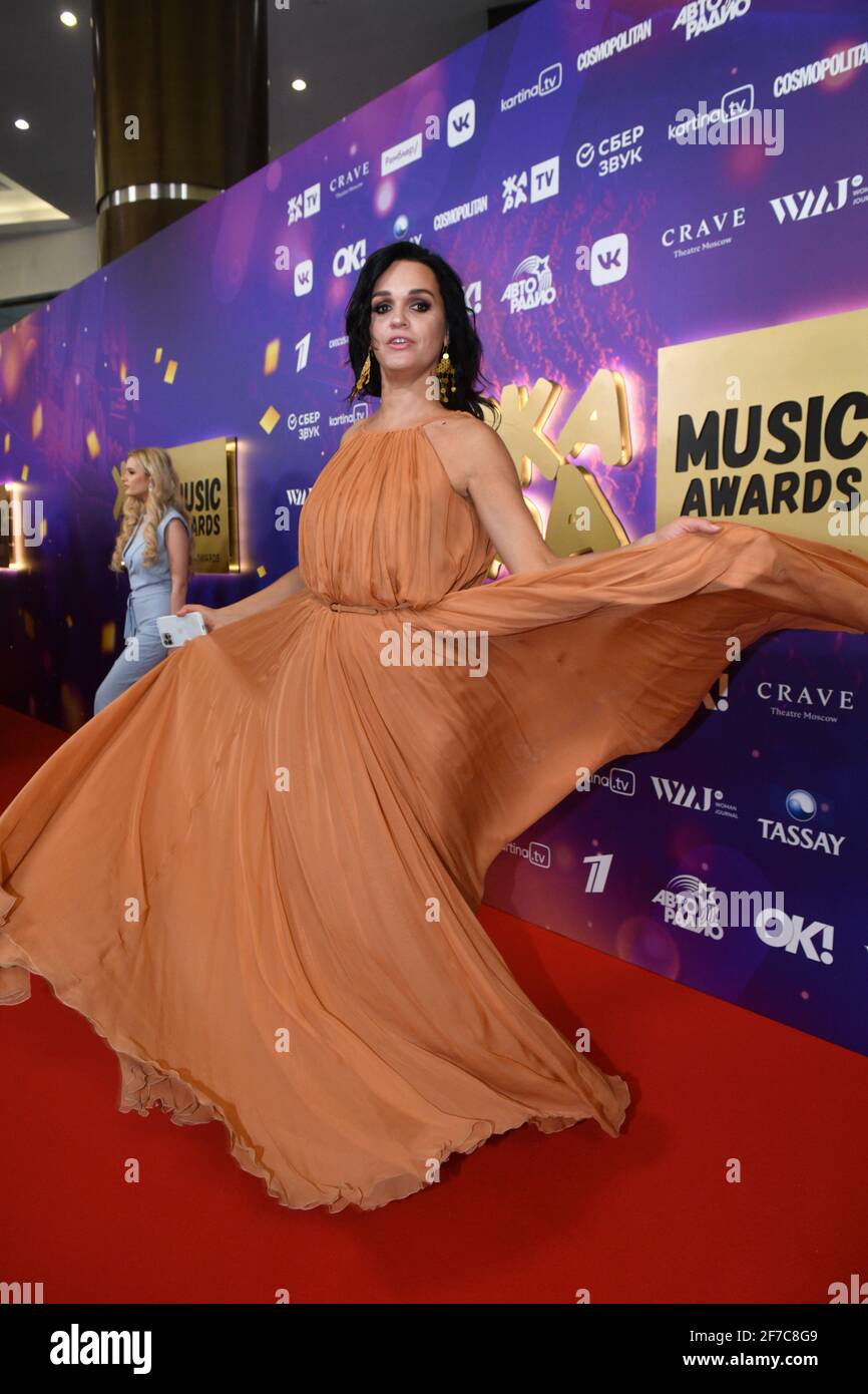 April 4, 2021. - Russia, Moscow Region. - 2021 Zhara Music Awards ...
