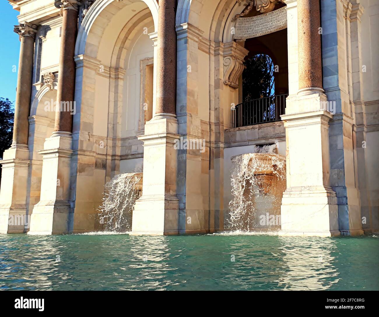 The Acqua Paola fountain is a monumental fountain located on the ...
