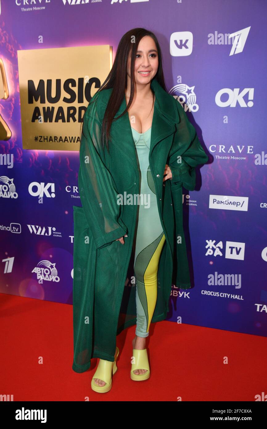April 4, 2021. - Russia, Moscow Region. - 2021 Zhara Music Awards ...