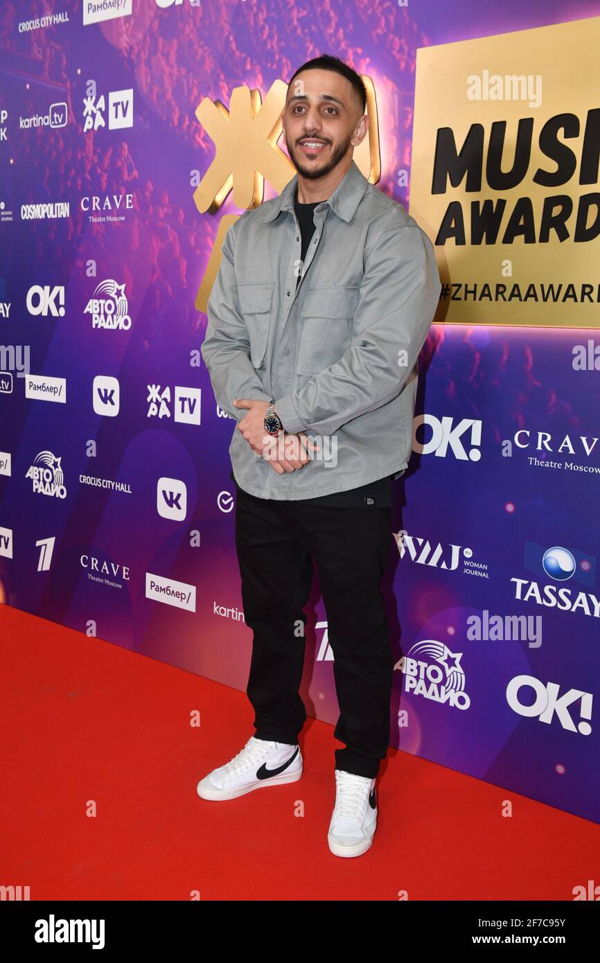 April 4, 2021. - Russia, Moscow Region. - 2021 Zhara Music Awards ...
