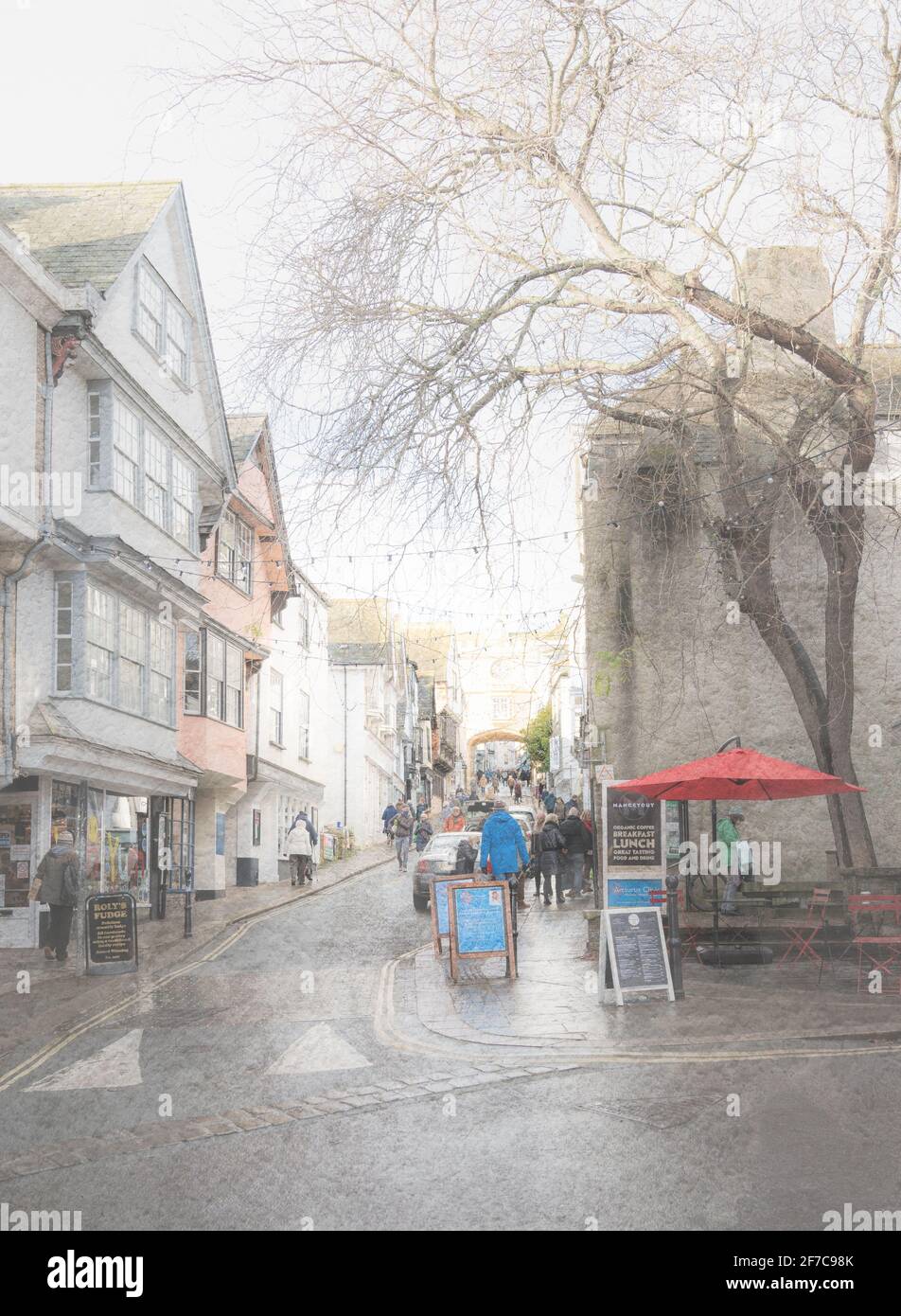 Old town of totnes hi-res stock photography and images - Alamy