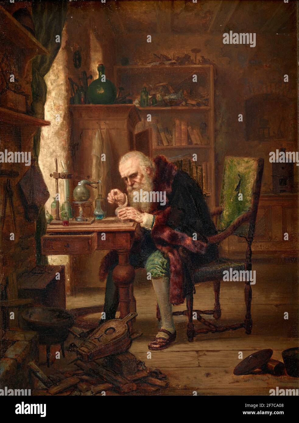 The chemist - 1868 – 1892 - by Schmidt Edward Allan (1825-1893 Stock ... The chemist - 1868 – 1892 - by Schmidt Edward Allan (1825-1893 Stock ...
