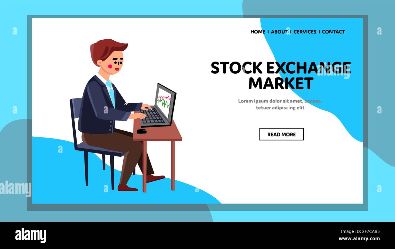 Stock exchange expert Stock Vector Images - Alamy