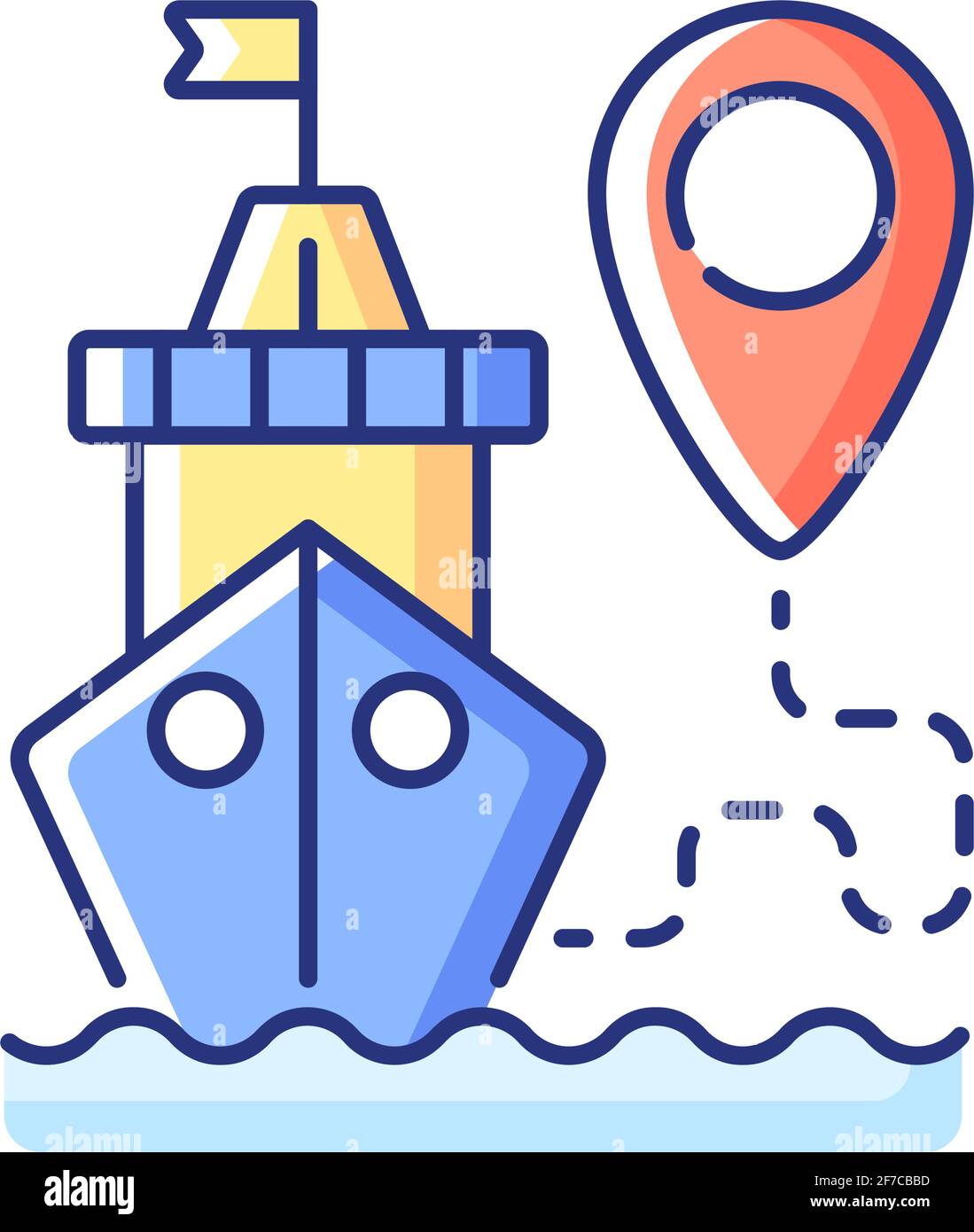 Ship tracking Stock Vector Images - Alamy