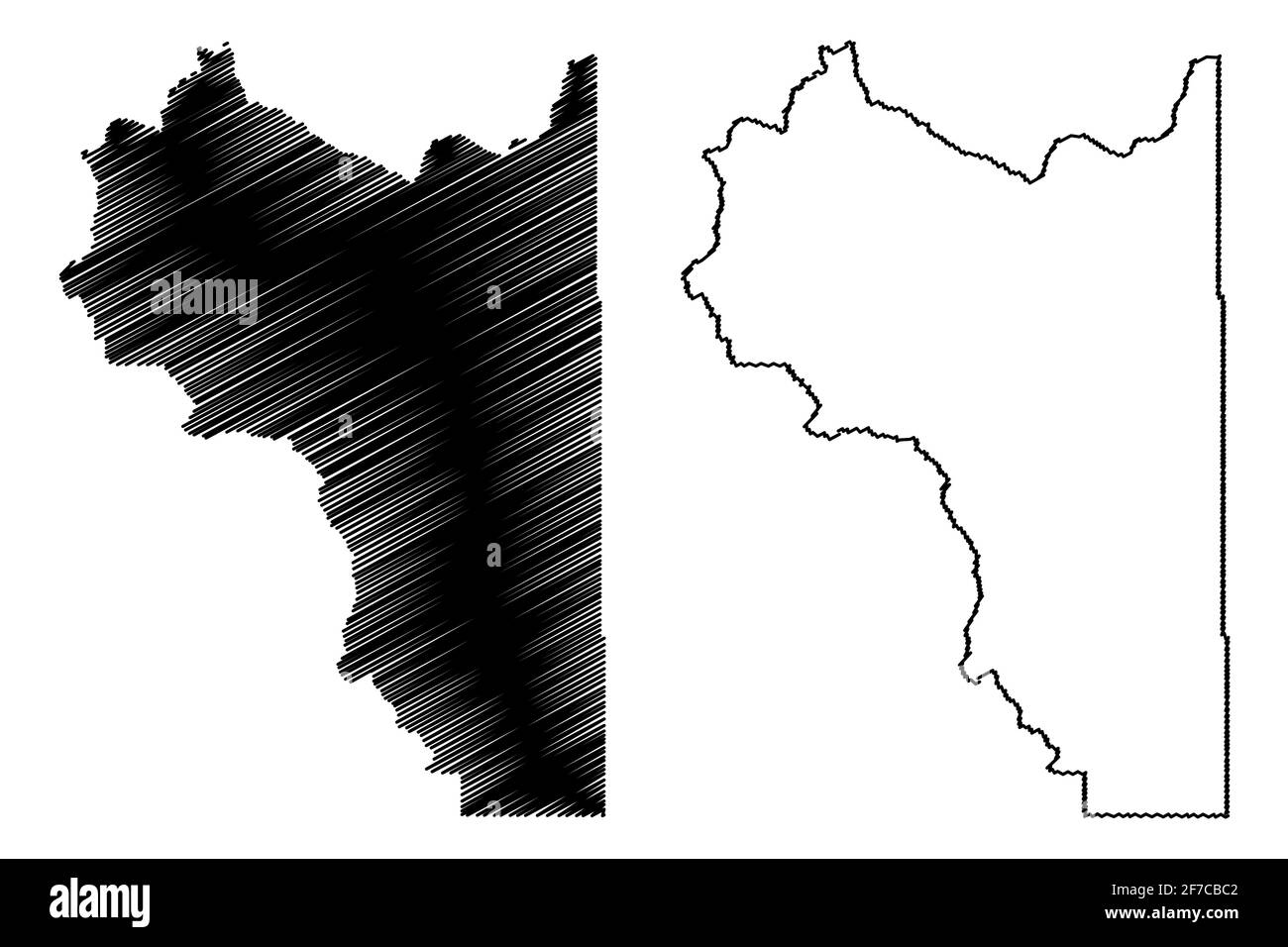 Wasatch county map vector vectors hi-res stock photography and images ...