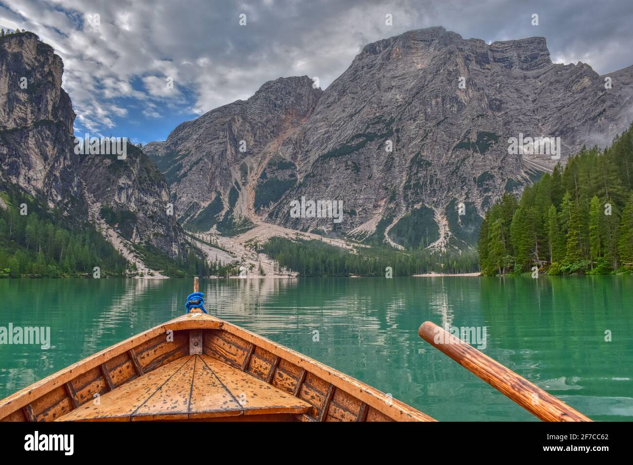See, Pragser Wildsee, Wildsee, Bergsee, Südtirol, Italien, Pragser Tal ...