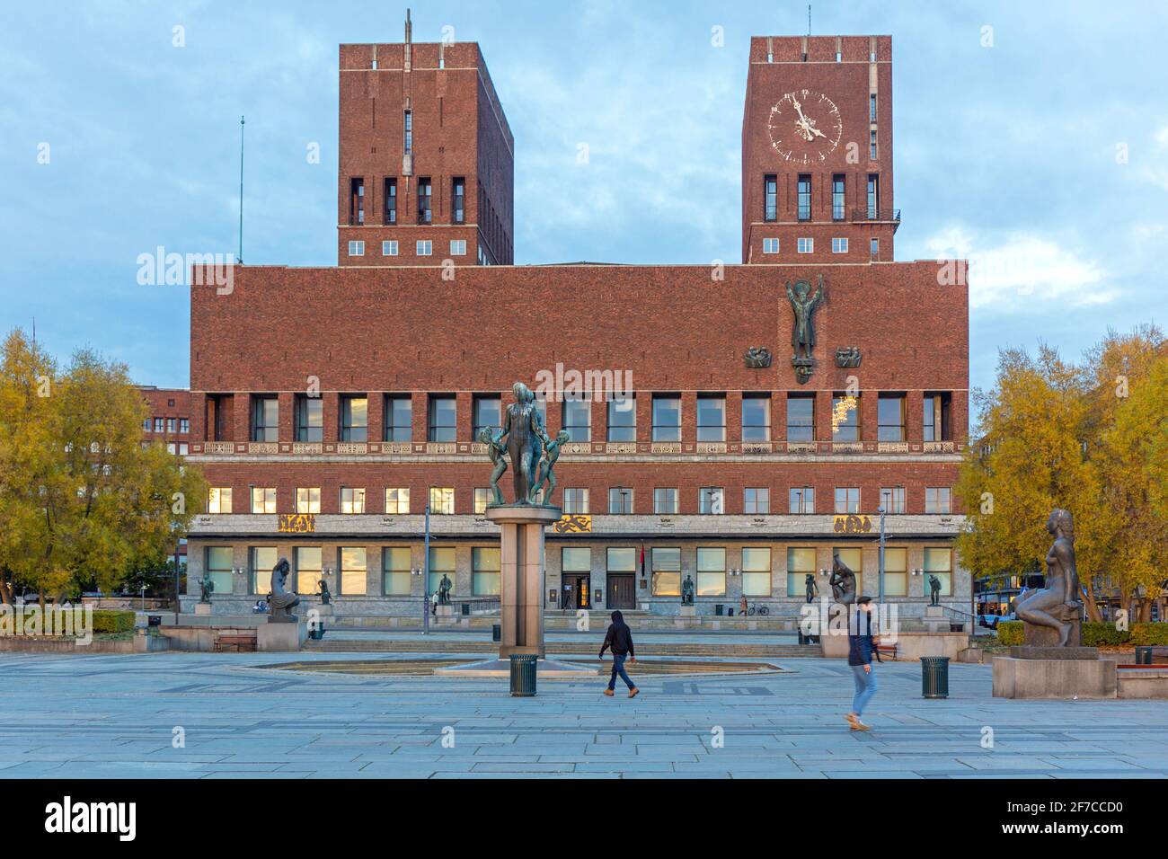 Oslo, Norway - October 30, 2016: Capital City Hall Municipal Building ...