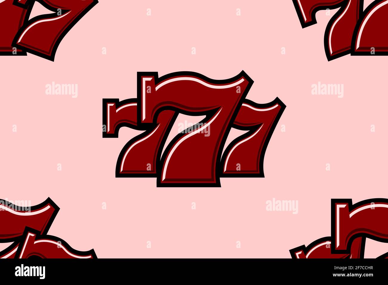 Lucky Number 7 Vector