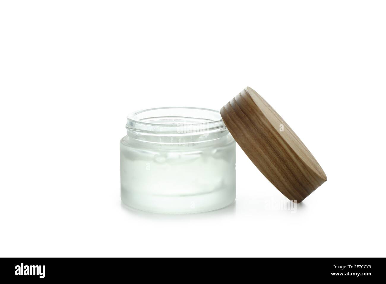 Jar of styling gel isolated on white background Stock Photo - Alamy