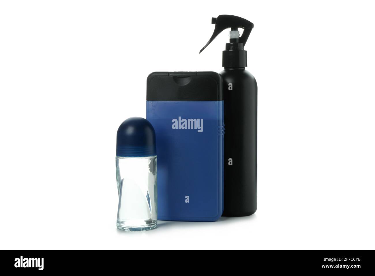 Men's hygiene tools isolated on white background Stock Photo - Alamy