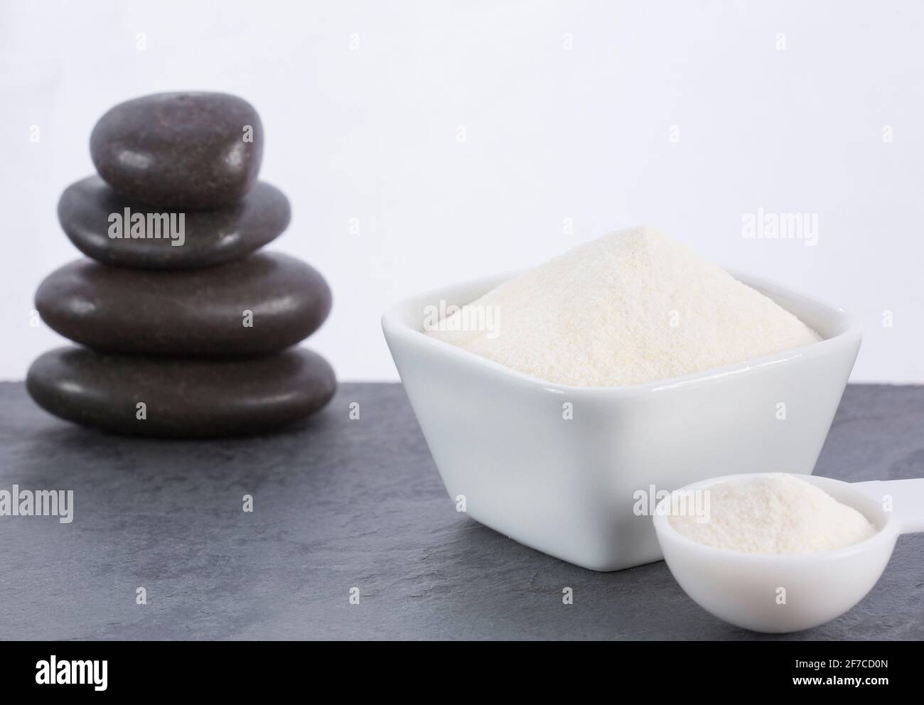 Collagen protein powder - Hydrolyzed Stock Photo - Alamy
