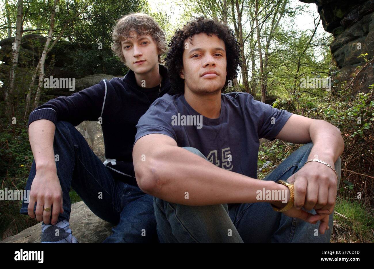 TOM AND HARRY JAMESON,23/4/03 PILSTON Stock Photo - Alamy