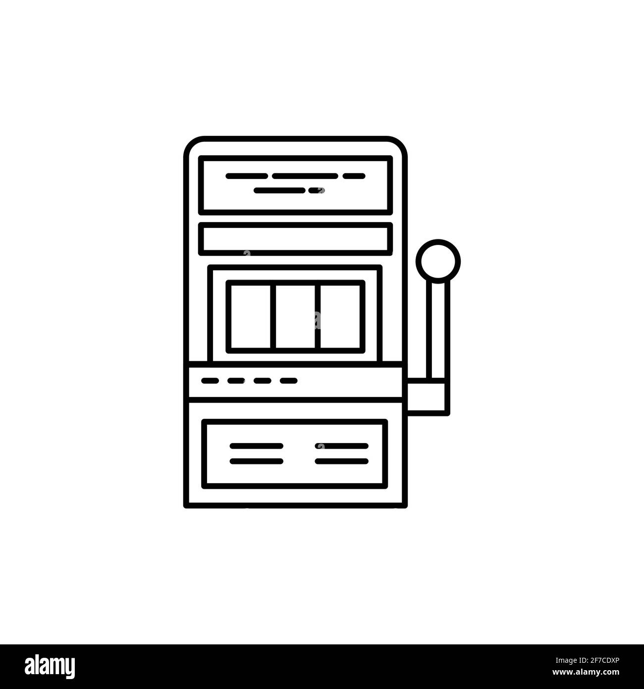 Slot machine Black and White Stock Photos & Images - Alamy