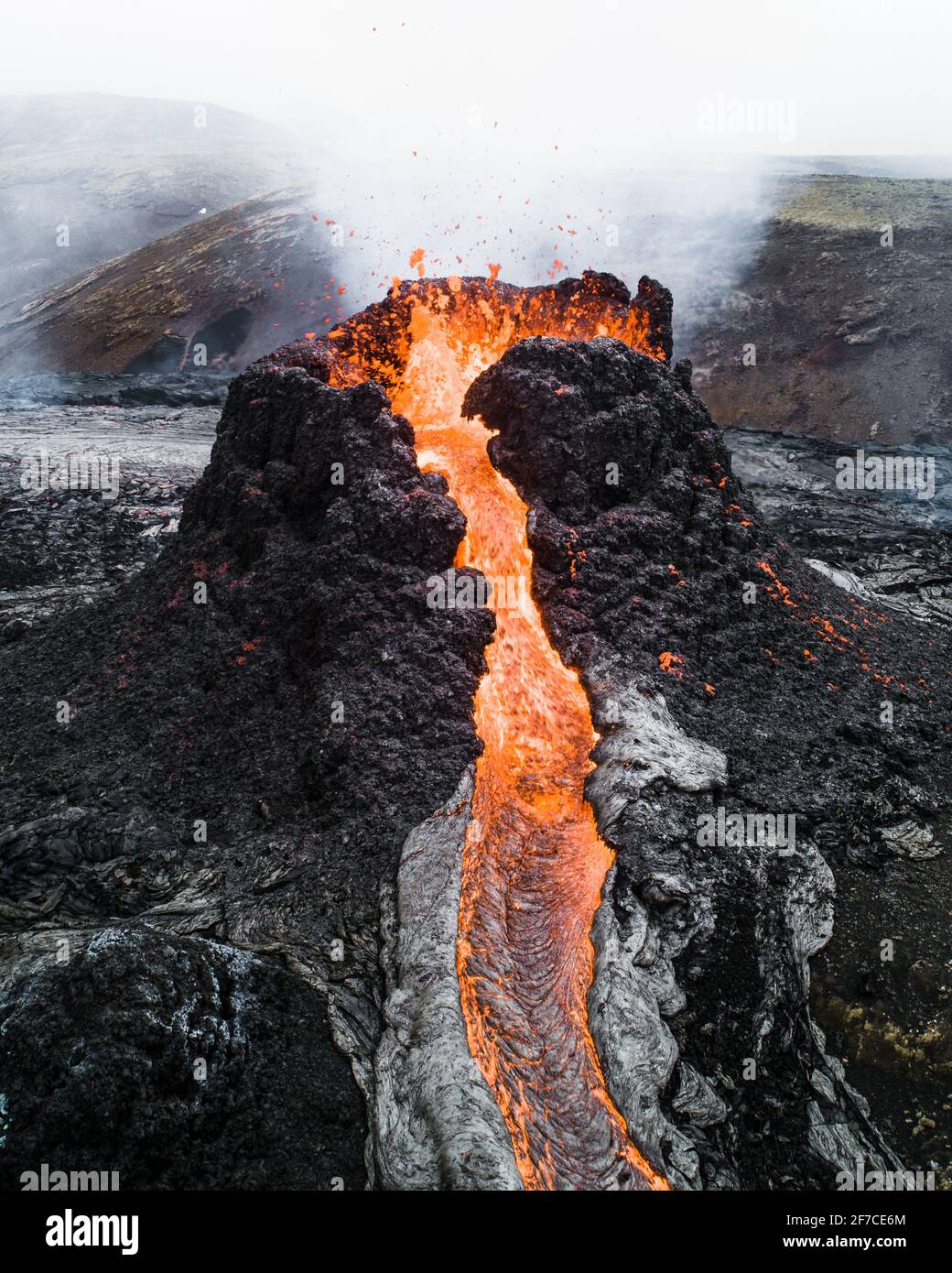 This marks the first time the volcano has erupted in 6,000 years ...