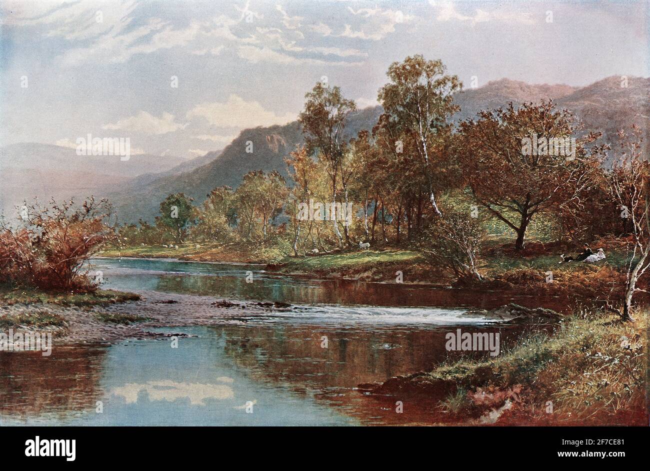 Victorian landscape painting hi-res stock photography and images - Alamy