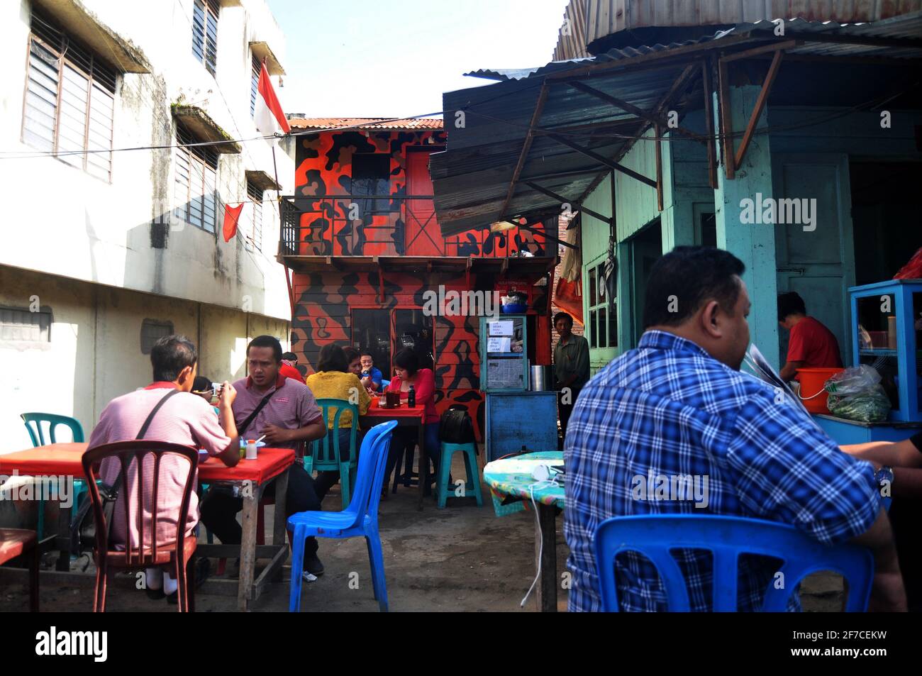 Local restaurant cafe coffee shop Indonesia style for Indonesian people ...