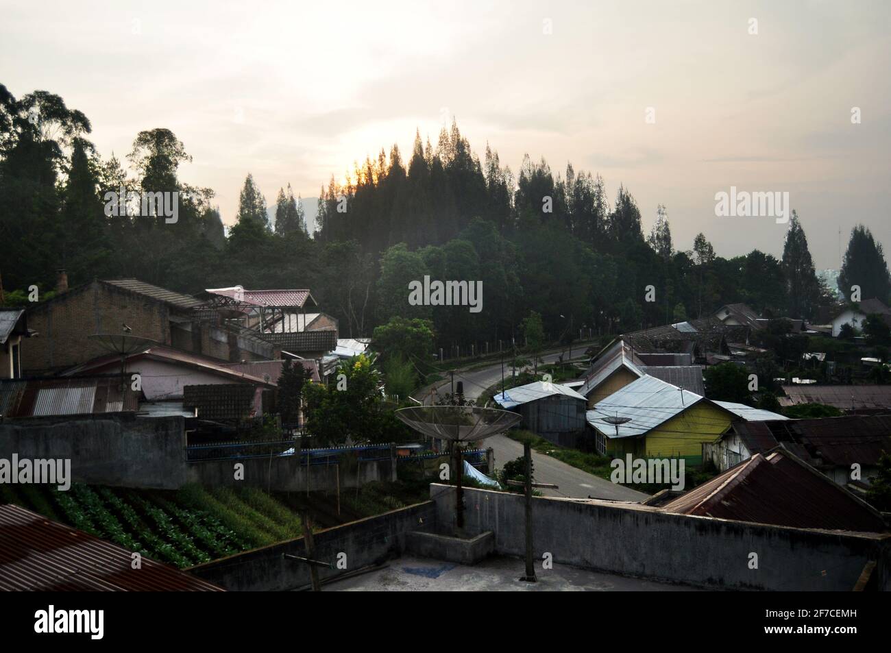 View landscape cityscape with antique retro vintage house home life of ...