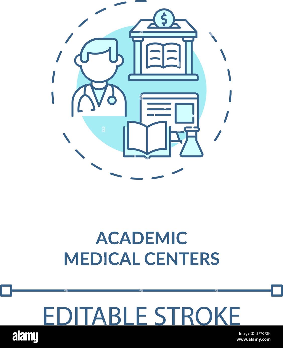 University hospital center Stock Vector Images - Alamy