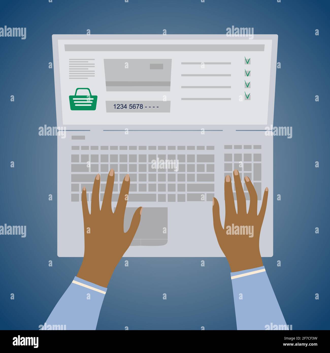 Credit card hand home Stock Vector Images - Alamy