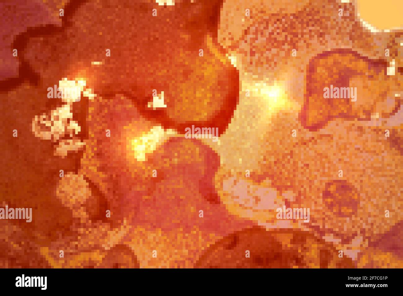 Amber and gold abstract alcohol ink marble texture. Vector shining ...
