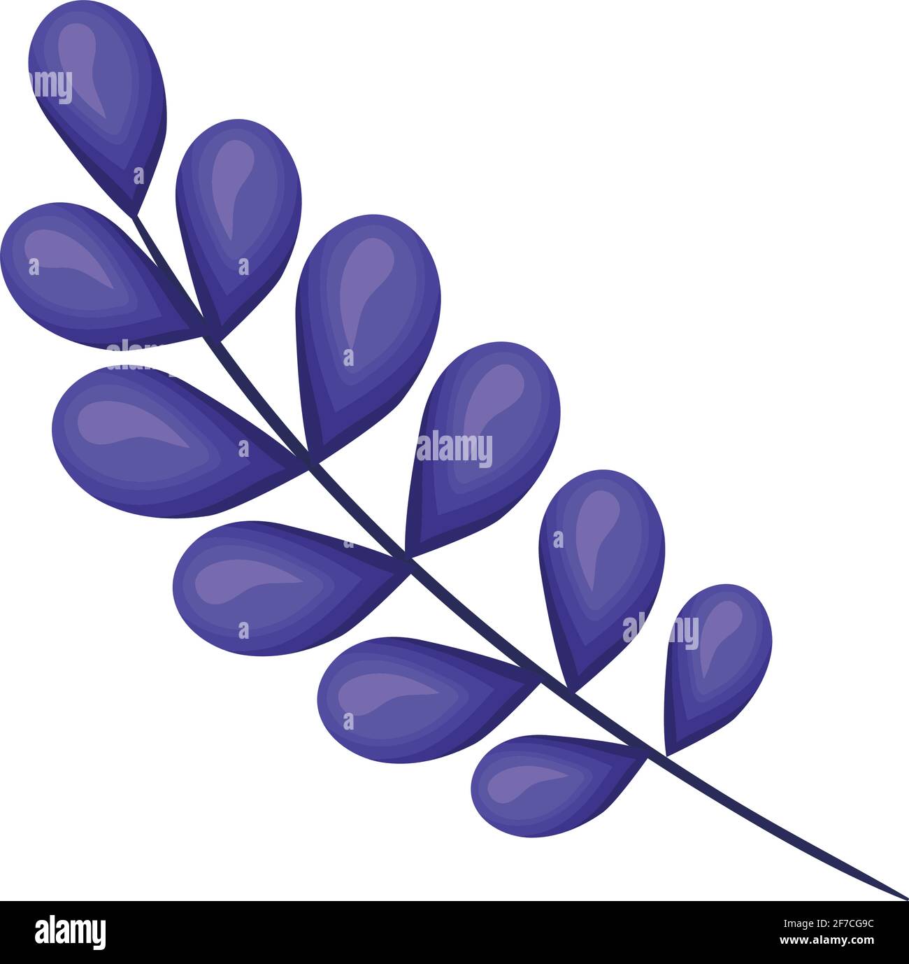 purple leaves icon Stock Vector Image & Art - Alamy
