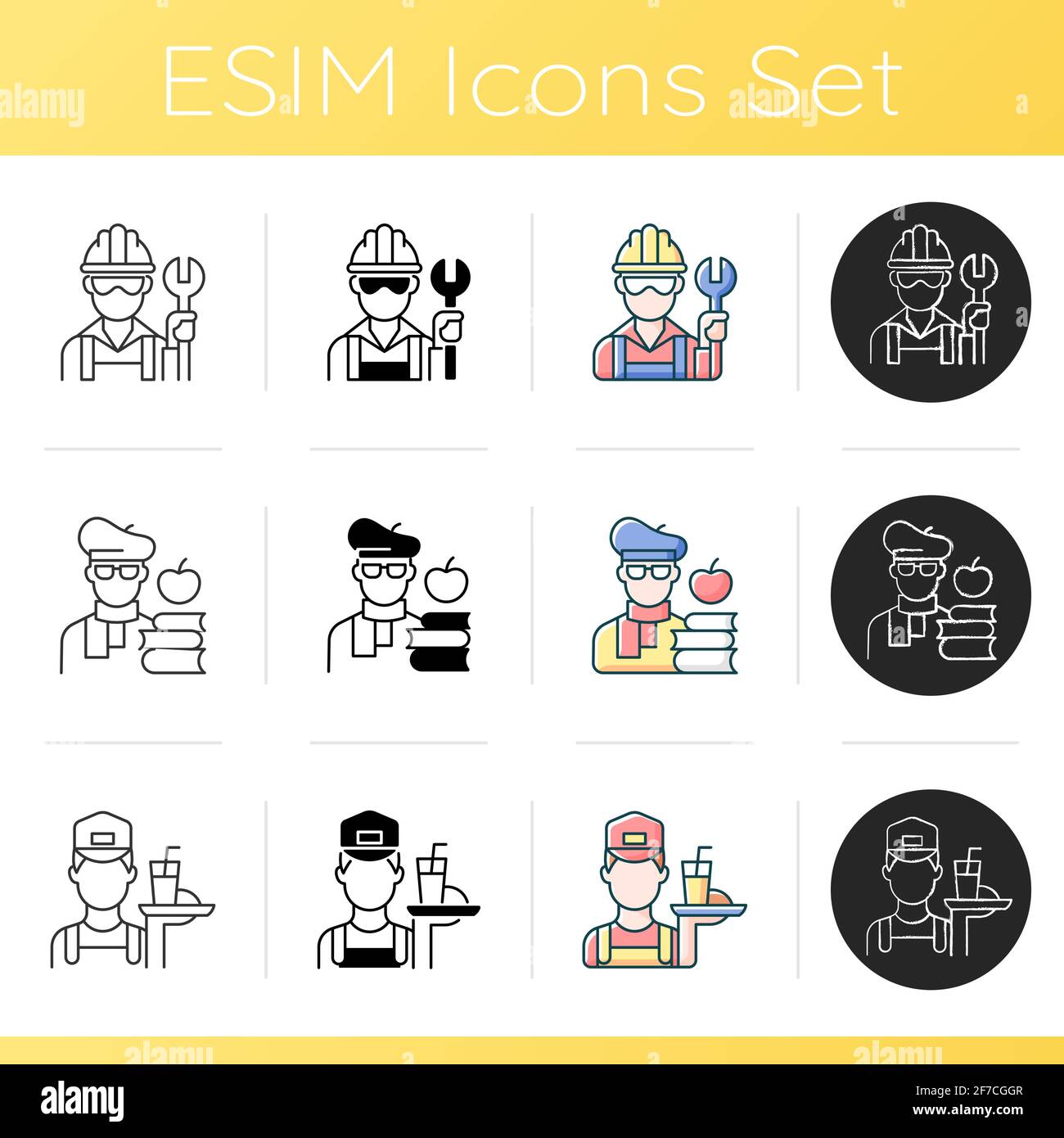Social classification icons set Stock Vector Image & Art - Alamy