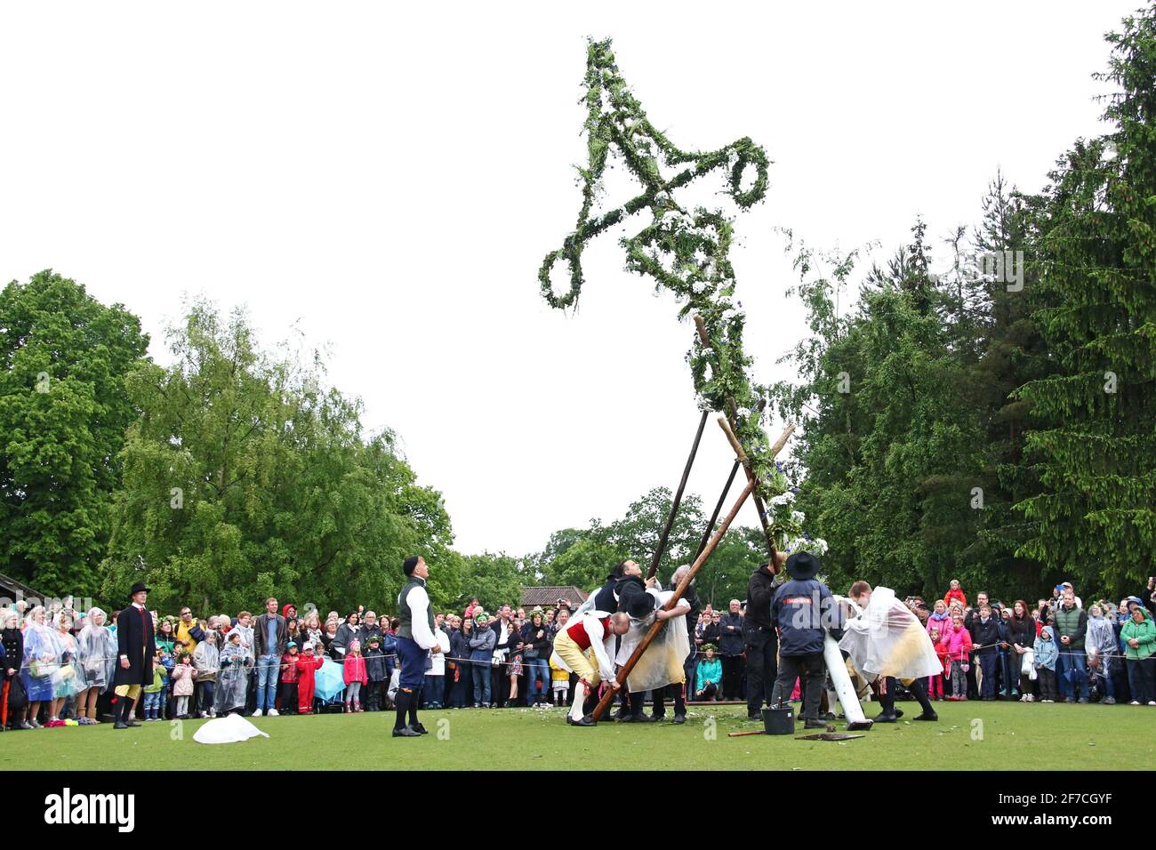 Traditional midsummer celebration at Skansen, Stockholm Stock Photo - Alamy
