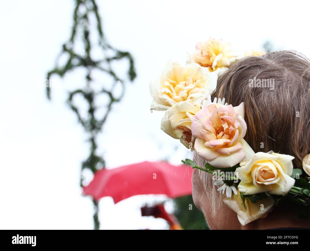 Stockholm midsummer day celebration skansen hi-res stock photography and images - Alamy