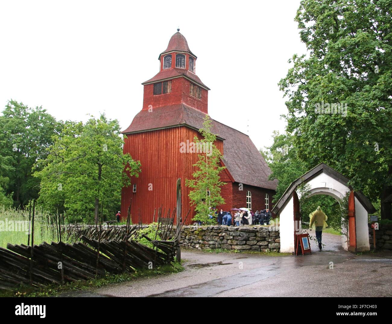 Seglora church at Skansen Stock Photo - Alamy