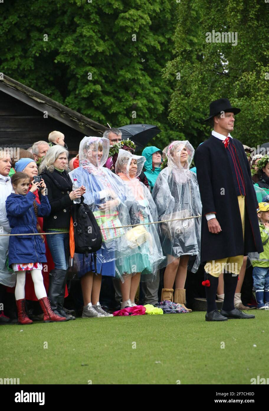 Traditional midsummer celebration at Skansen, Stockholm Stock Photo - Alamy