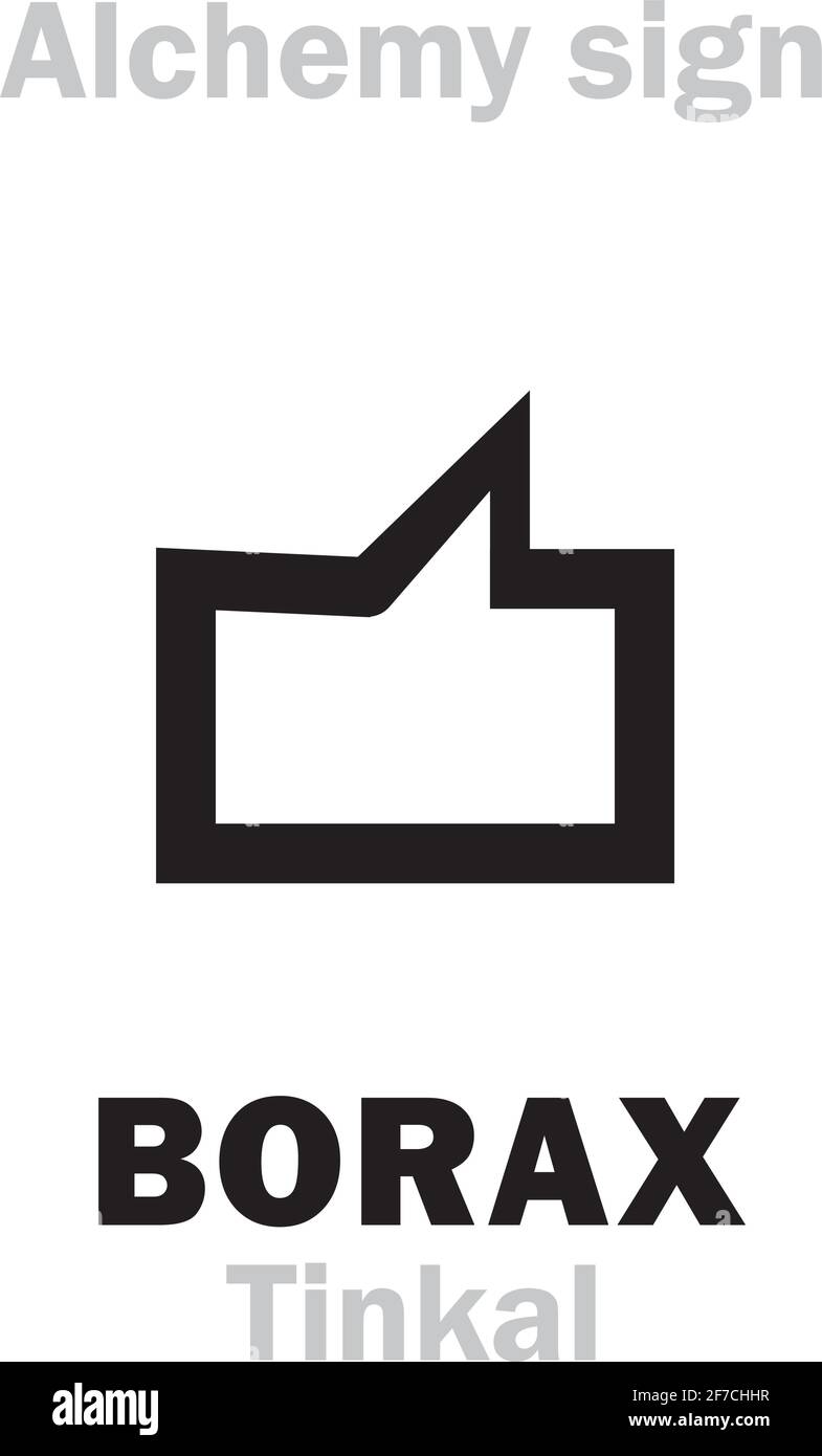 Sodium borate Stock Vector Images - Alamy